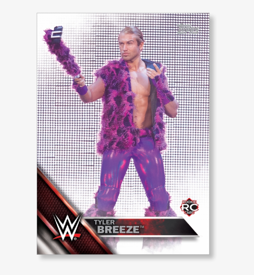 2016 Topps Wwe Tyler Breeze - Action Figure PNG Image | Transparent PNG ...