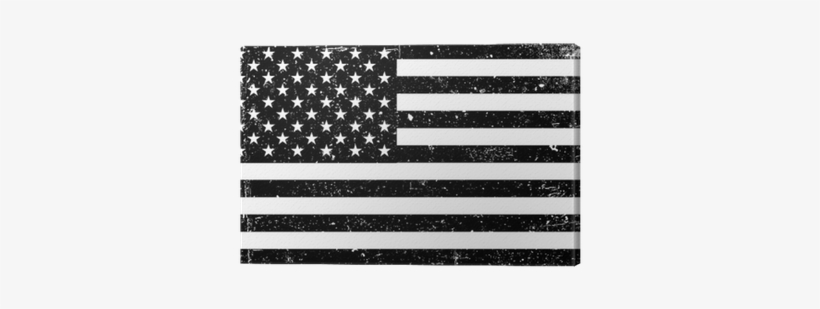 Grunge Monochrome United States Of America Flag - Usa Flag PNG Image ...