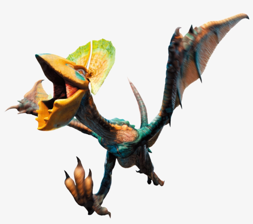 Bird Wyverns - Yian Kut Ku Azul PNG Image | Transparent PNG Free ...