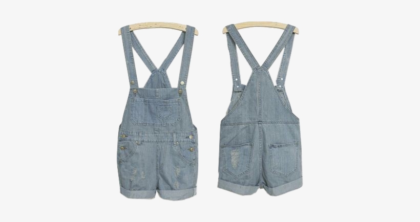 Short Denim Overalls - Short Overalls Transparent PNG Image ...