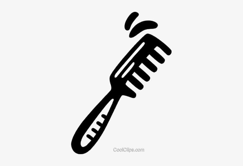 Hair Comb Royalty Free Vector Clip Art Illustration - Hair PNG Image ...