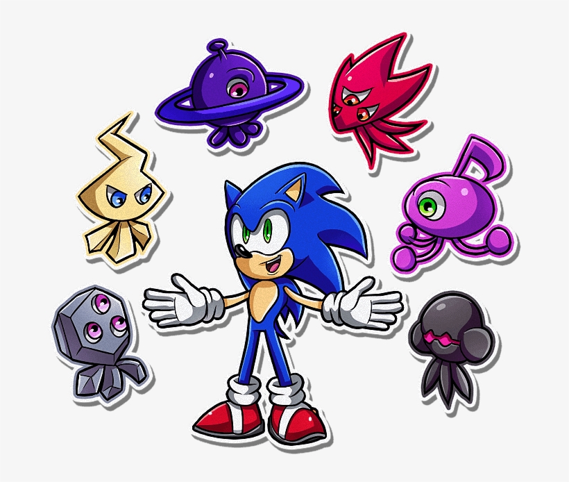 Sonic Lost World - Sonic Wisps Art PNG Image | Transparent PNG Free ...