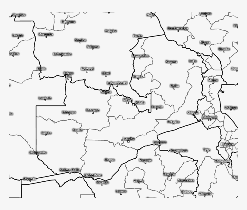 Nyola - Map Of Zambia Provinces PNG Image | Transparent PNG Free ...