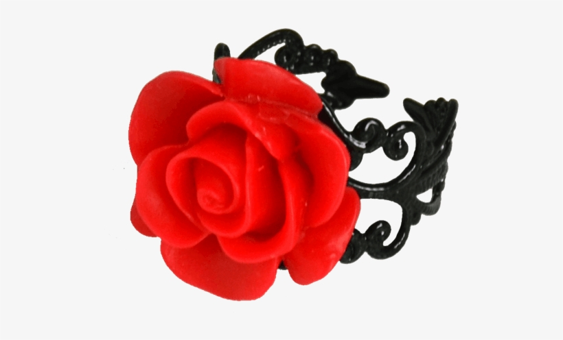 Gothic Red Rose Ring - "gothic Red Rose Ring" PNG Image | Transparent ...