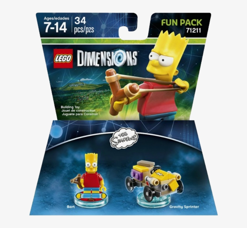 Lego Dimensions The Simpsons Bart PNG Image | Transparent PNG Free ...