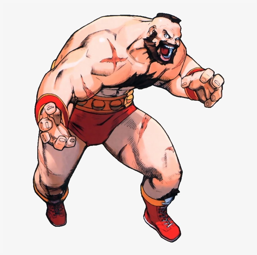 Zangief As He Appears In Street Fighter Alpha 3 - Street Fighter Zero 3 ...