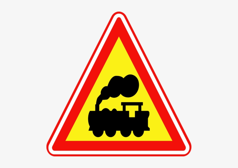 Aluminium Railway Sign Boards - Railway Crossing Traffic Signs PNG ...