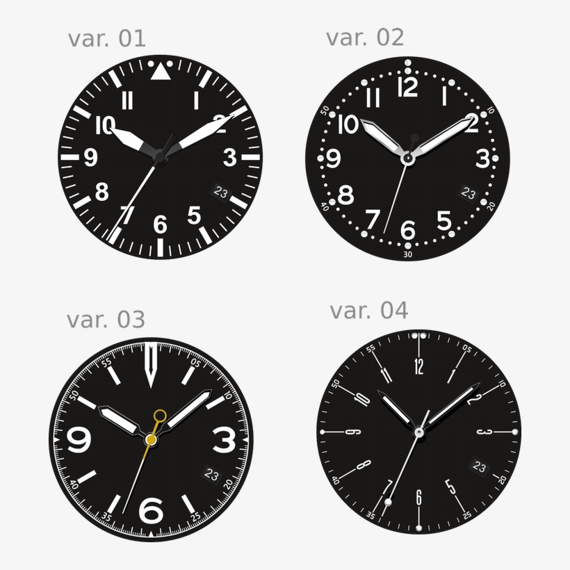 Courg Dial Versions - Redux Courg Watches PNG Image | Transparent PNG ...