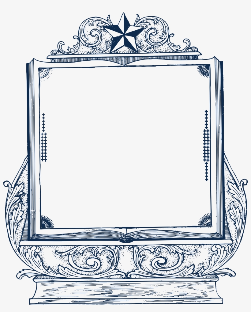 This Free Icons Png Design Of Decorative Book Frame PNG Image ...