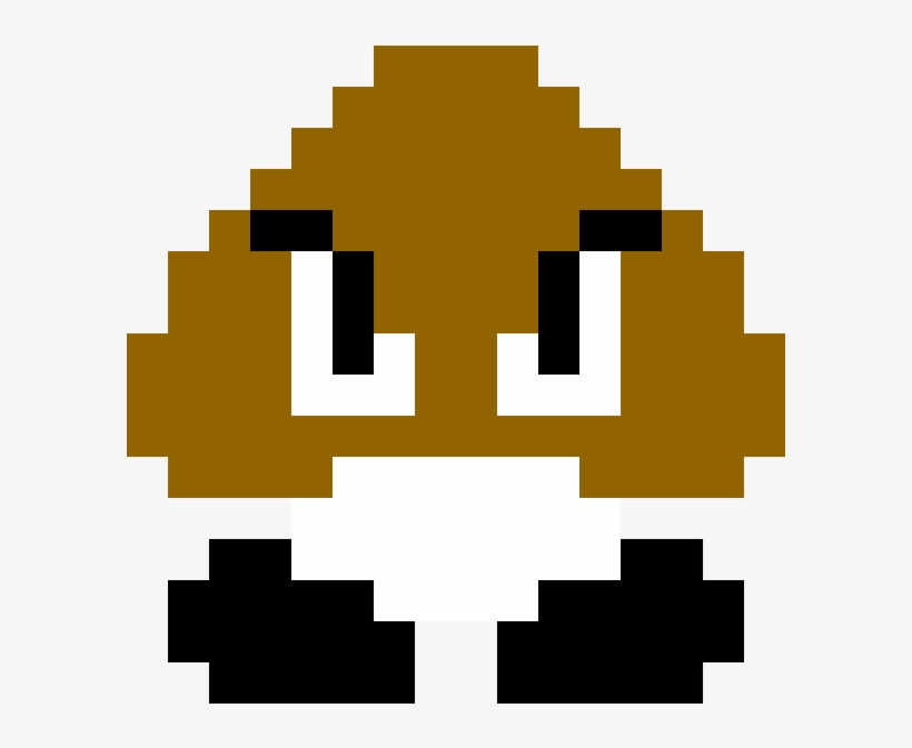Mario - Goomba Pixel PNG Image | Transparent PNG Free Download on SeekPNG