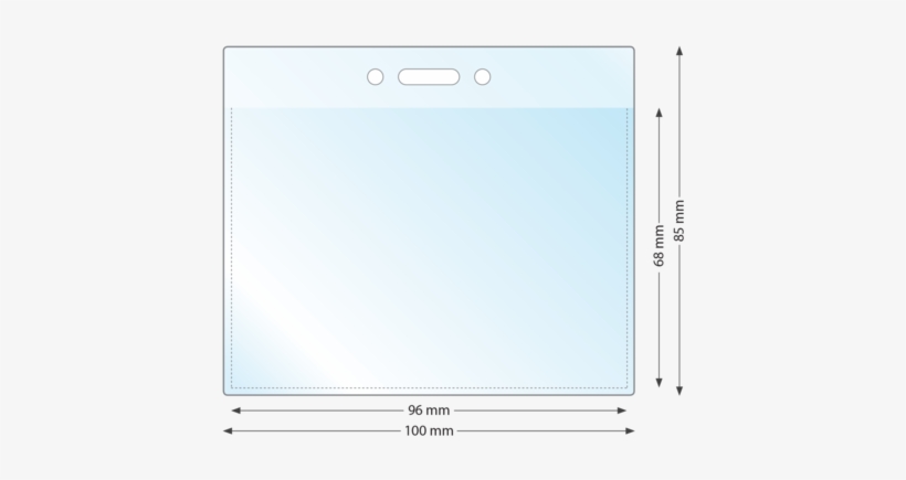Reusable Id Card Holder Flexible Pvc - Polyvinyl Chloride PNG Image ...