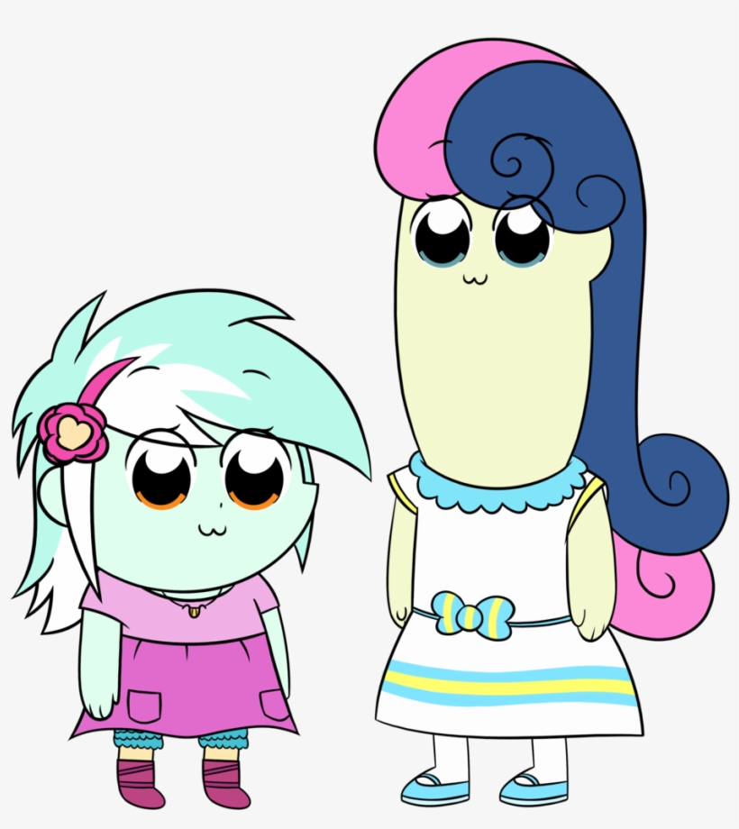 #1584492 - - 3, Artist - Sykobelle, Bkub, Bon Bon, - Pop Team Epic Pony ...