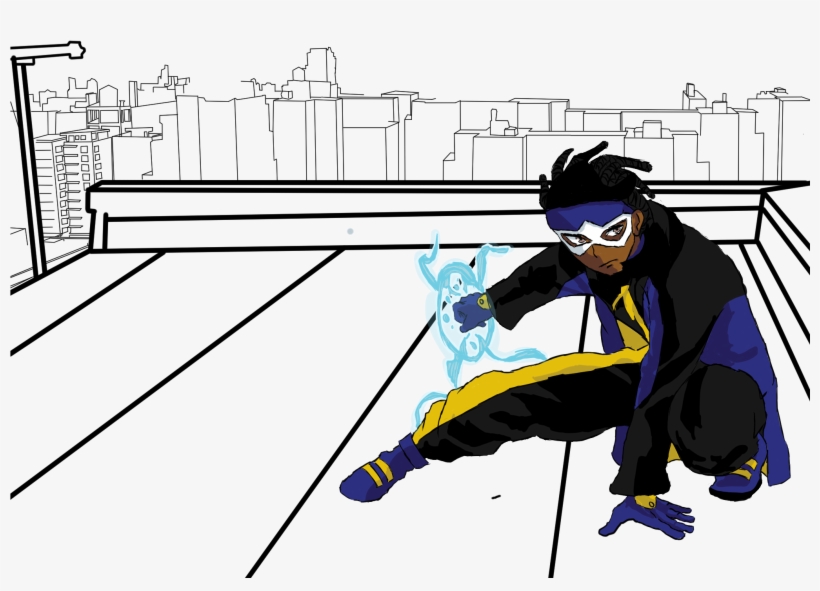 A Little Static Shock Fan Art - Fan Art PNG Image | Transparent PNG ...