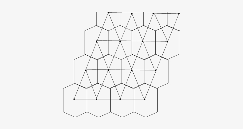 Hex Board With Center Dots - Triangle PNG Image | Transparent PNG Free ...