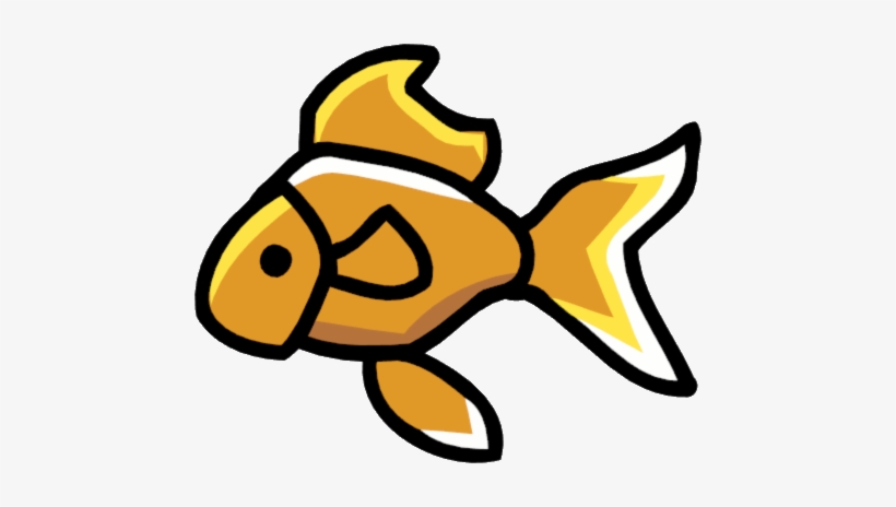 Goldfish - Scribblenauts Fish Png PNG Image | Transparent PNG Free ...