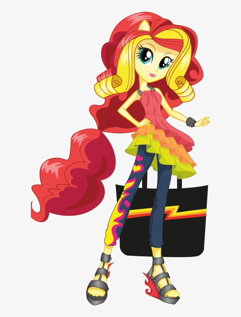 Sunset Shimmer Rainbow Rocks Character Bio Art - Equestria Girl 2 ...