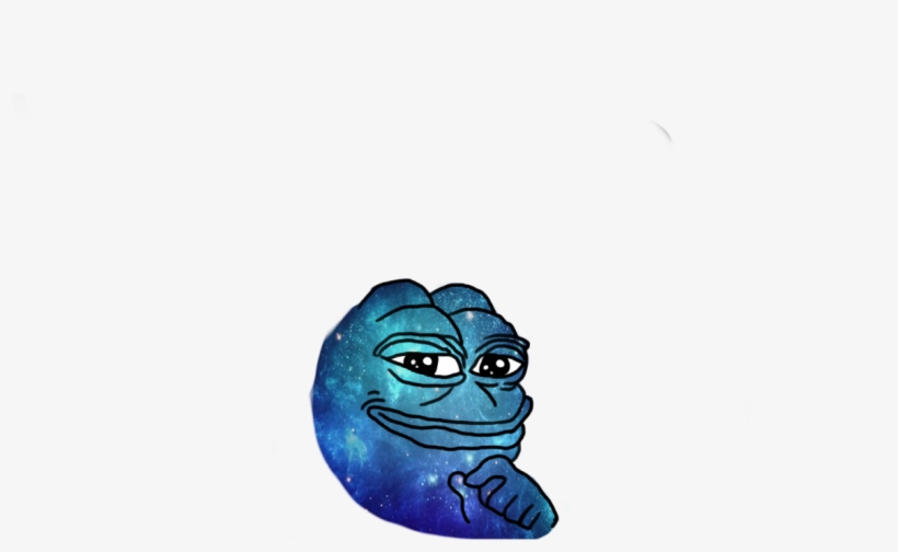 “this Is The Rare Galaxy Pepe It Only Happens Once - Galaxy PNG Image ...