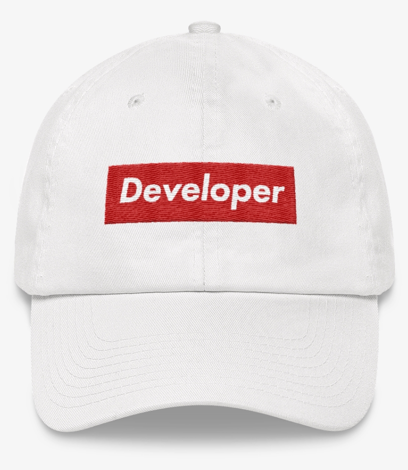 Supreme Developer Dad Hat Dvlpr Apparel - Baseball Cap PNG Image ...