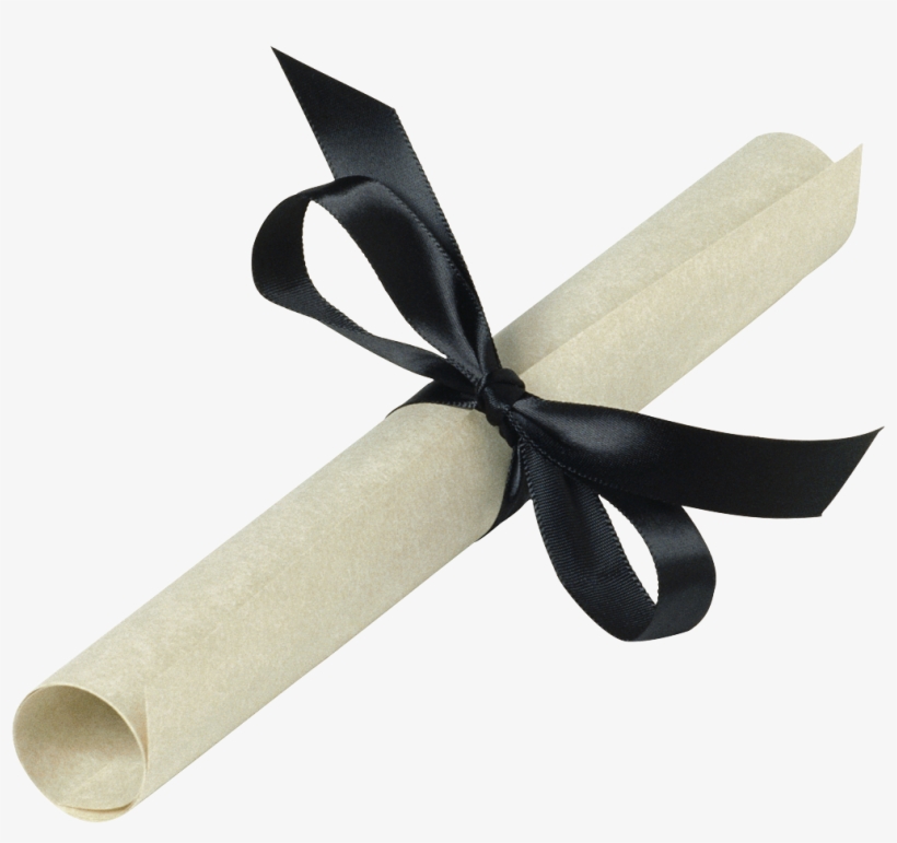 Download Diploma With Black Ribbon | Transparent PNG Download | SeekPNG