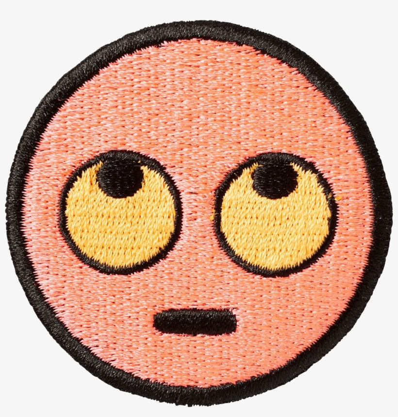 Rolling Eye Emoji Sticker Patch - Emoji PNG Image | Transparent PNG ...
