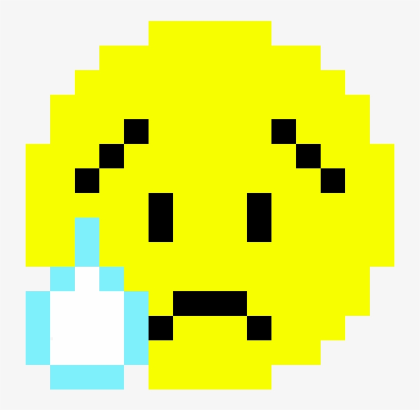 Crying Emoji - Moeda Pixel Art Gif PNG Image | Transparent PNG Free ...