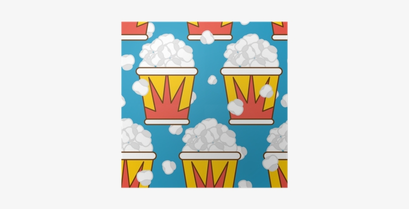 Popcorn Seamless Pattern PNG Image | Transparent PNG Free Download on ...