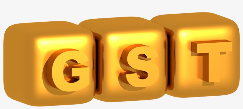 Gst 3d Text Gold Golden Goods Service Tax Designer - Coin PNG Image ...