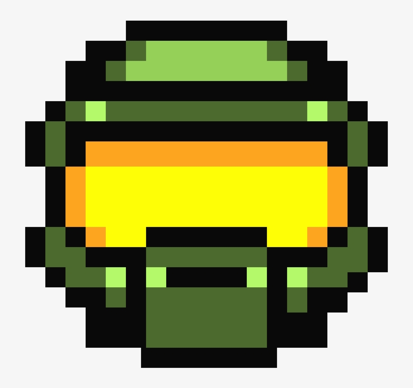 Download Master Chief - Halo Master Chief Pixel Art | Transparent PNG ...