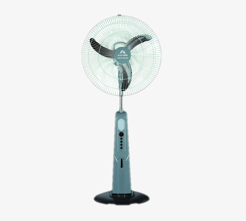18′ Stand Fan - Andrakk Rechargeable Fan PNG Image | Transparent PNG ...