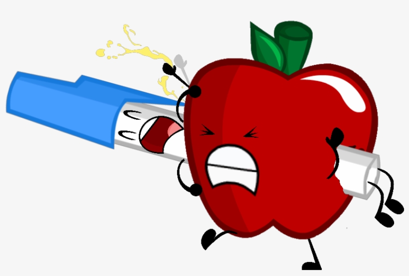 Apple And Pen - Bfdi Apple PNG Image | Transparent PNG Free Download on ...