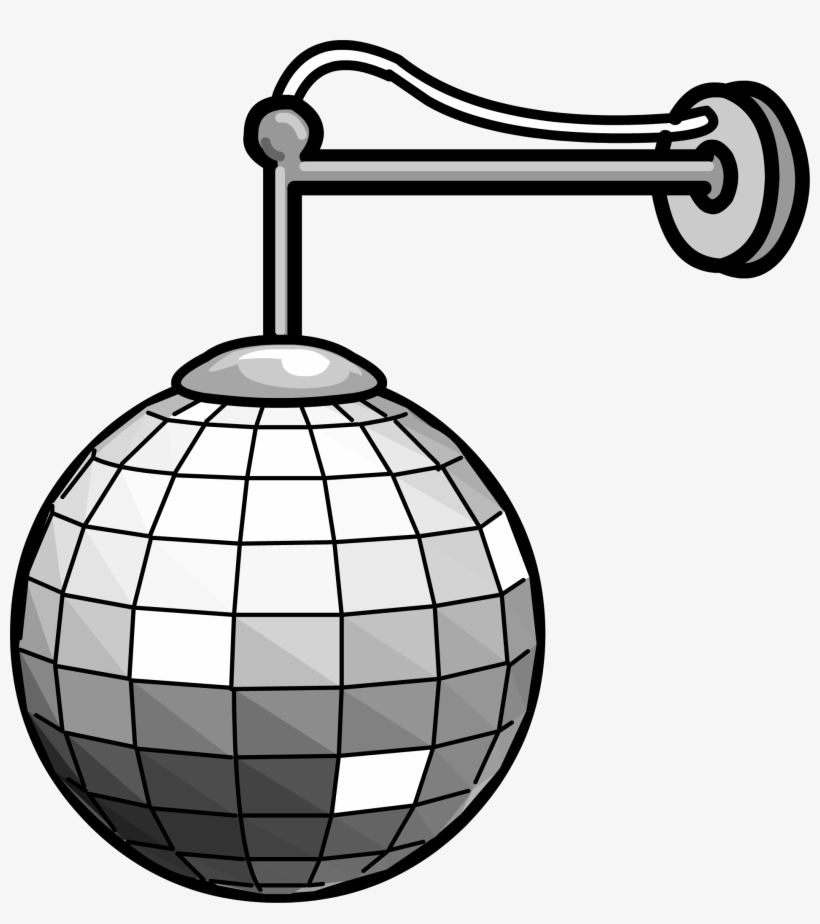 Disco Ball Sprite 003 - Line Art PNG Image | Transparent PNG Free ...