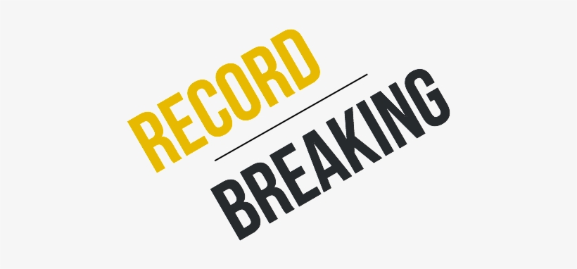 T&f Club Records Tumble In - Record Breaking PNG Image | Transparent ...