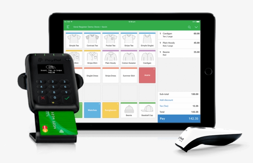 Start Accepting Emv Chip Cards With Vend And Paypal - Vend Payment PNG ...