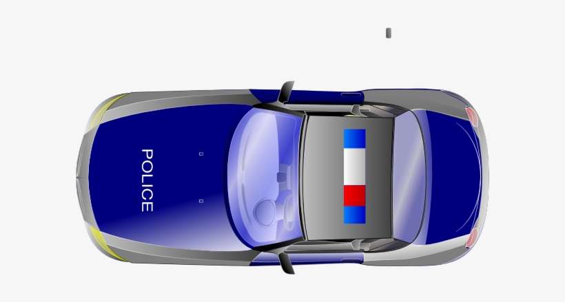 Download Blue Car Clipart Car Aerial View - Cartoon Car Top View ...