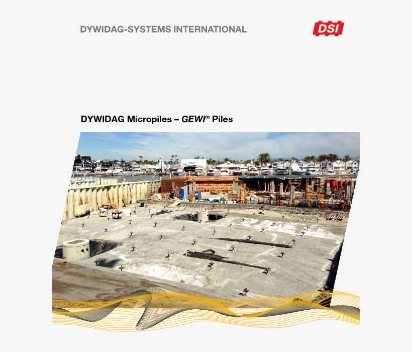 Dywidag Micropiles Gewi Piles - Dywidag Systems International PNG Image ...