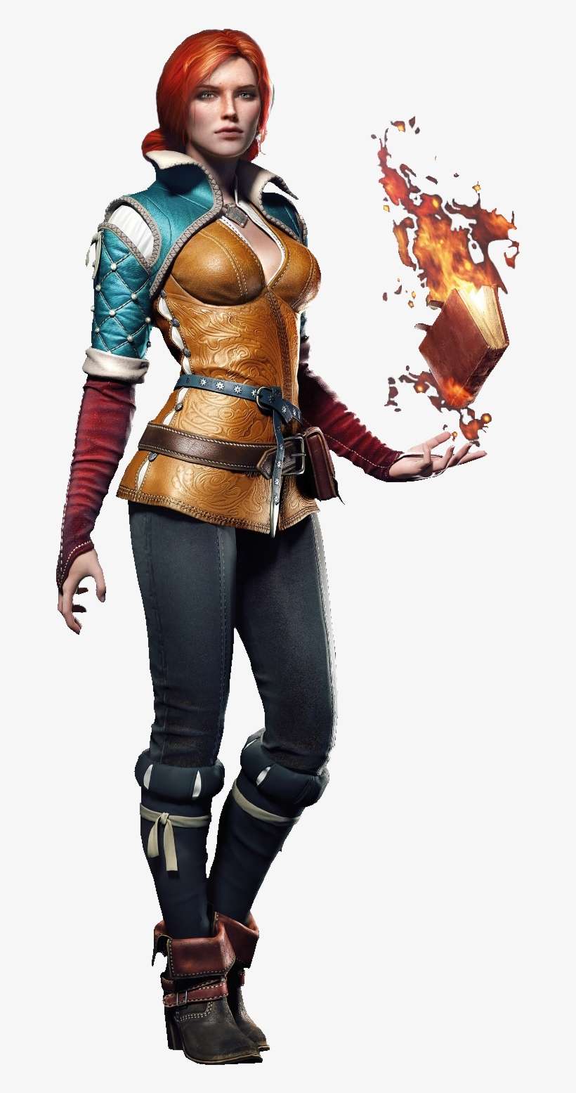 Triss Tw3 New Render - Witcher 3 Triss PNG Image | Transparent PNG Free ...