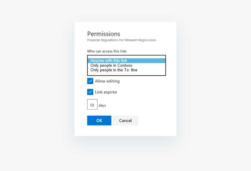 Editing Document Permissions In Onedrive For Business - Business PNG ...