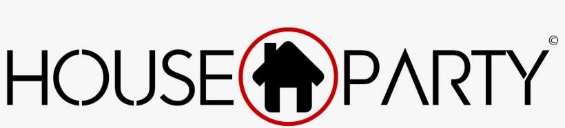 Download House Party Logo Black - House Party | Transparent PNG ...