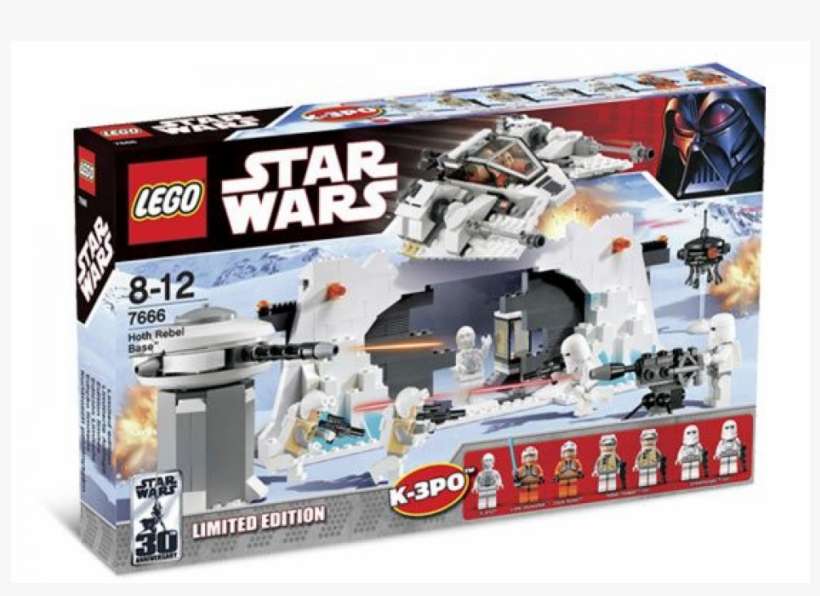 Lego Star Wars Collection Hoth Rebel Base - Star Wars 8 Lego Sets PNG ...