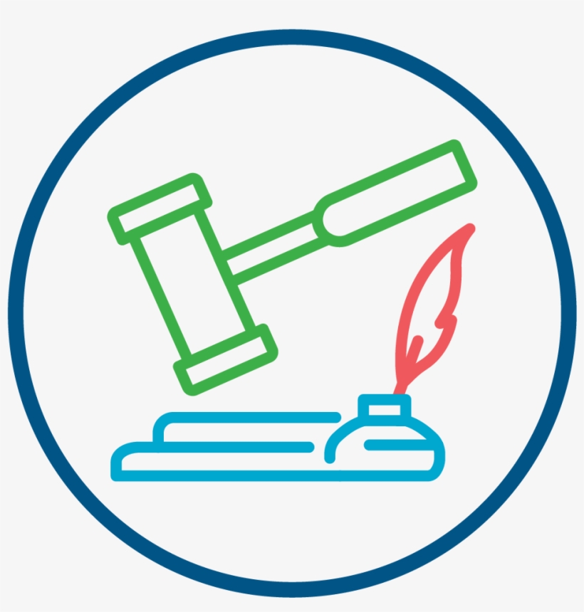 Gavel Icon Symbolizing Justification - Justification Icon PNG Image ...