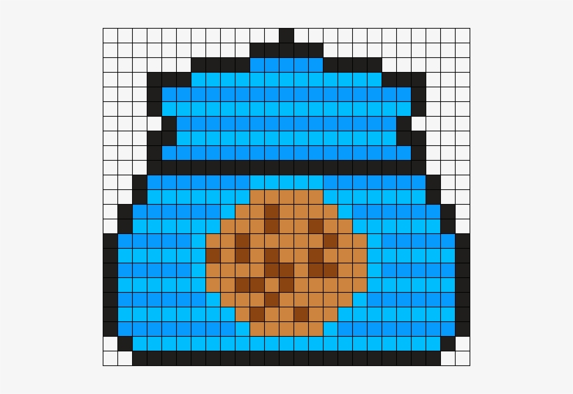 Cookie Jar Perler Bead Pattern / Bead Sprite - Planet Pixel Art PNG ...