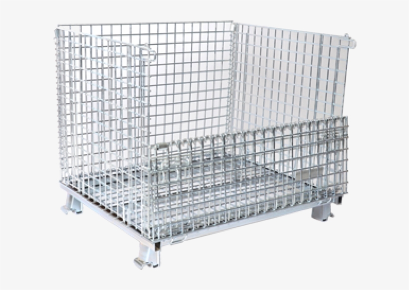 W 5 324034 Medium Wire Mesh Container - Cage PNG Image | Transparent ...