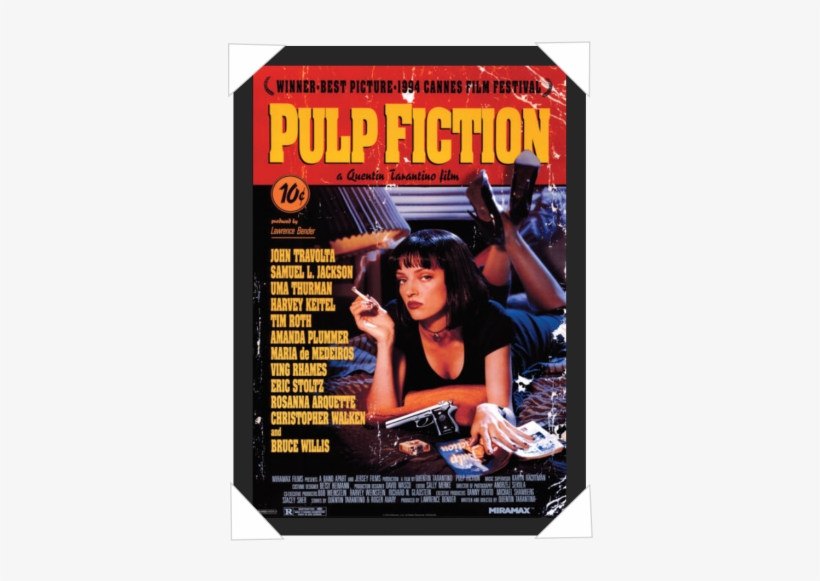 Download #86 - Pulp Fiction Poster | Transparent PNG Download | SeekPNG