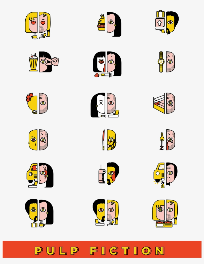 Pulp Fiction Icons PNG Image | Transparent PNG Free Download on SeekPNG