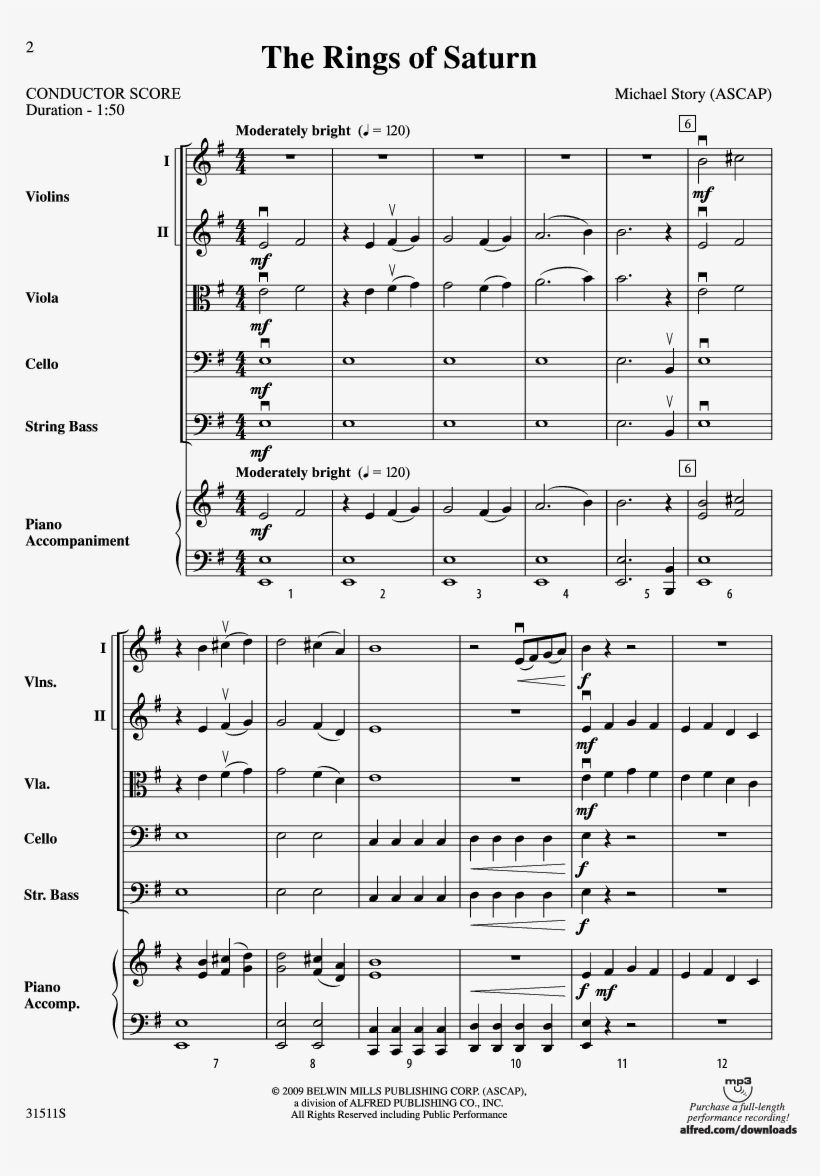 Rings Of Saturn Thumbnail - Sheet Music PNG Image | Transparent PNG ...