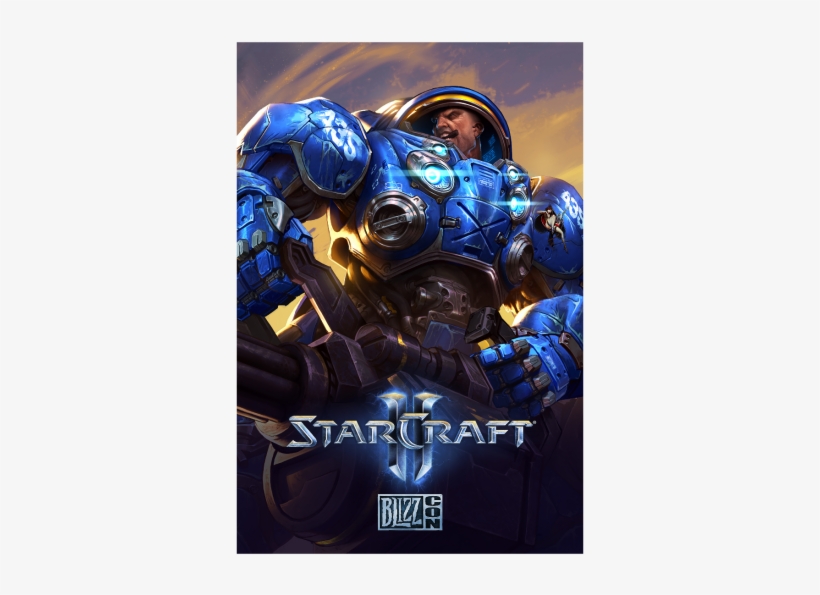 Starcraft Tychus Poster - Starcraft 2 Wings Of Liberty PNG Image ...