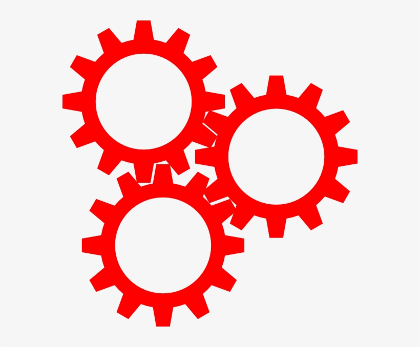 Download Gears Inter Lock Clip Art - Gear Clipart Transparent ...