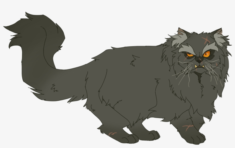 Black Cat Png Via Badgerclaw Of Shadowclan - Yellowfang Warrior Cat ...