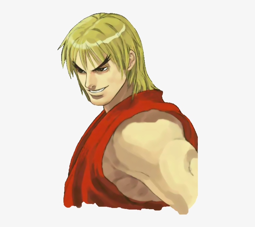 Ken Masters Close-up As Seen In Street Fighter Ex3 - Street Fighter Ex ...