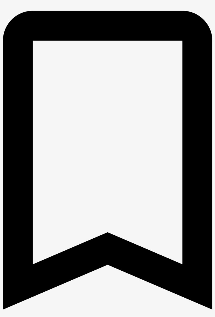 Download Bookmark Outline Icon - Bookmark Outline Png | Transparent PNG ...